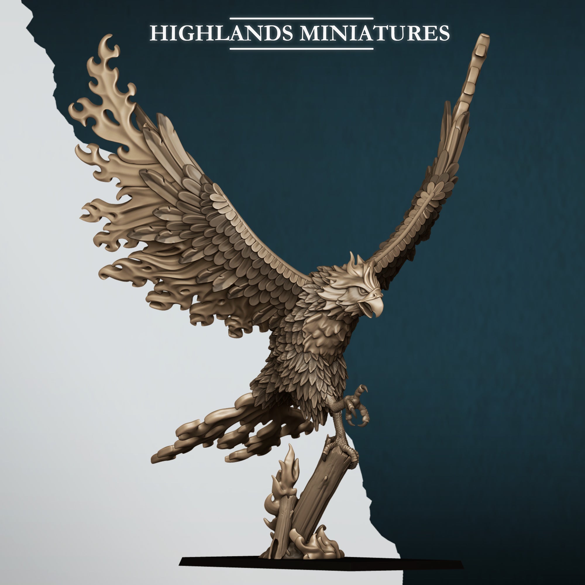 Fire Phoenix – Midgard Print and Paint