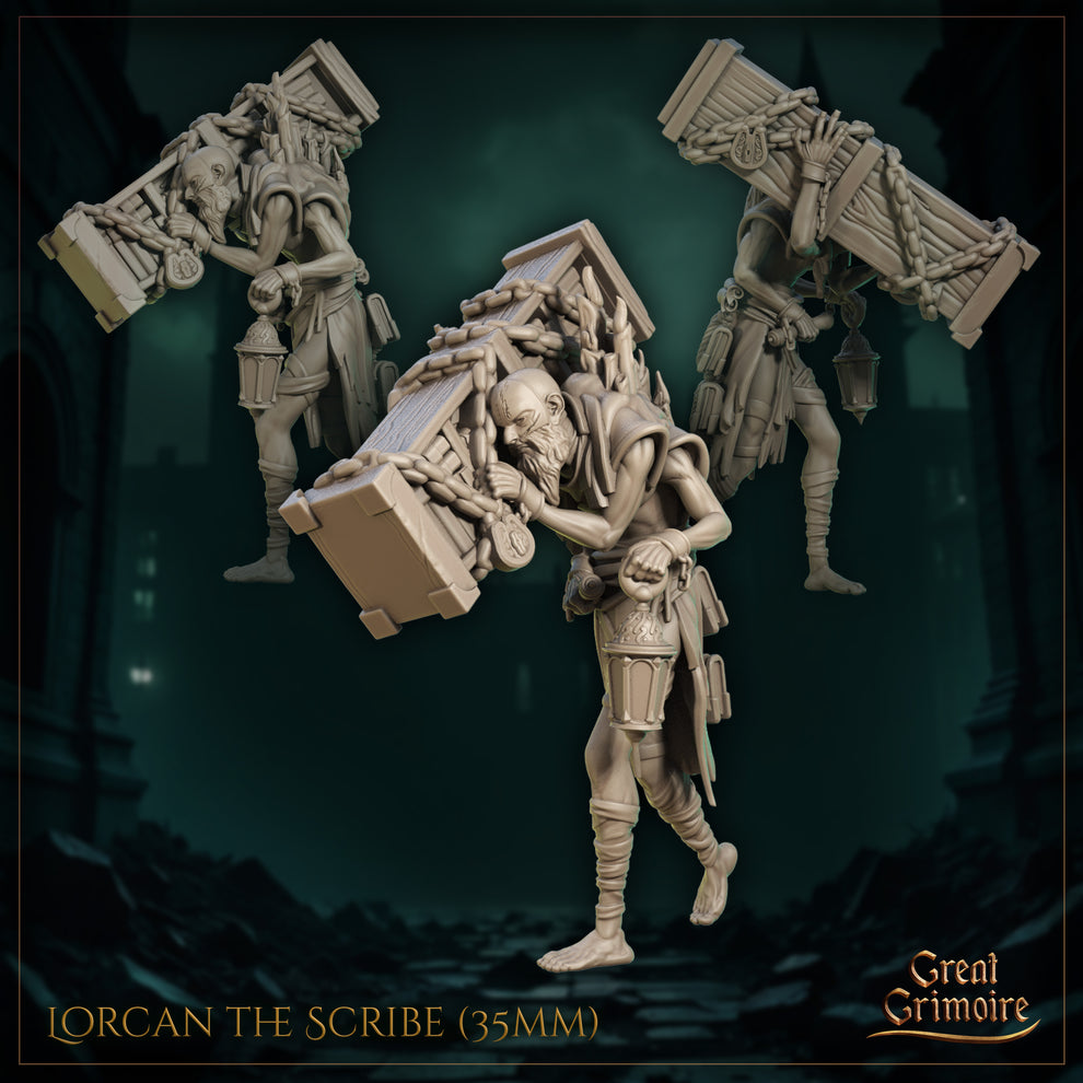 City of Lost Souls - Lorcan the Scribe – Midgard Print and Paint